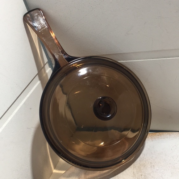 Corningware | Kitchen | Vintage Corning Vision Small Amber Saucepan ...